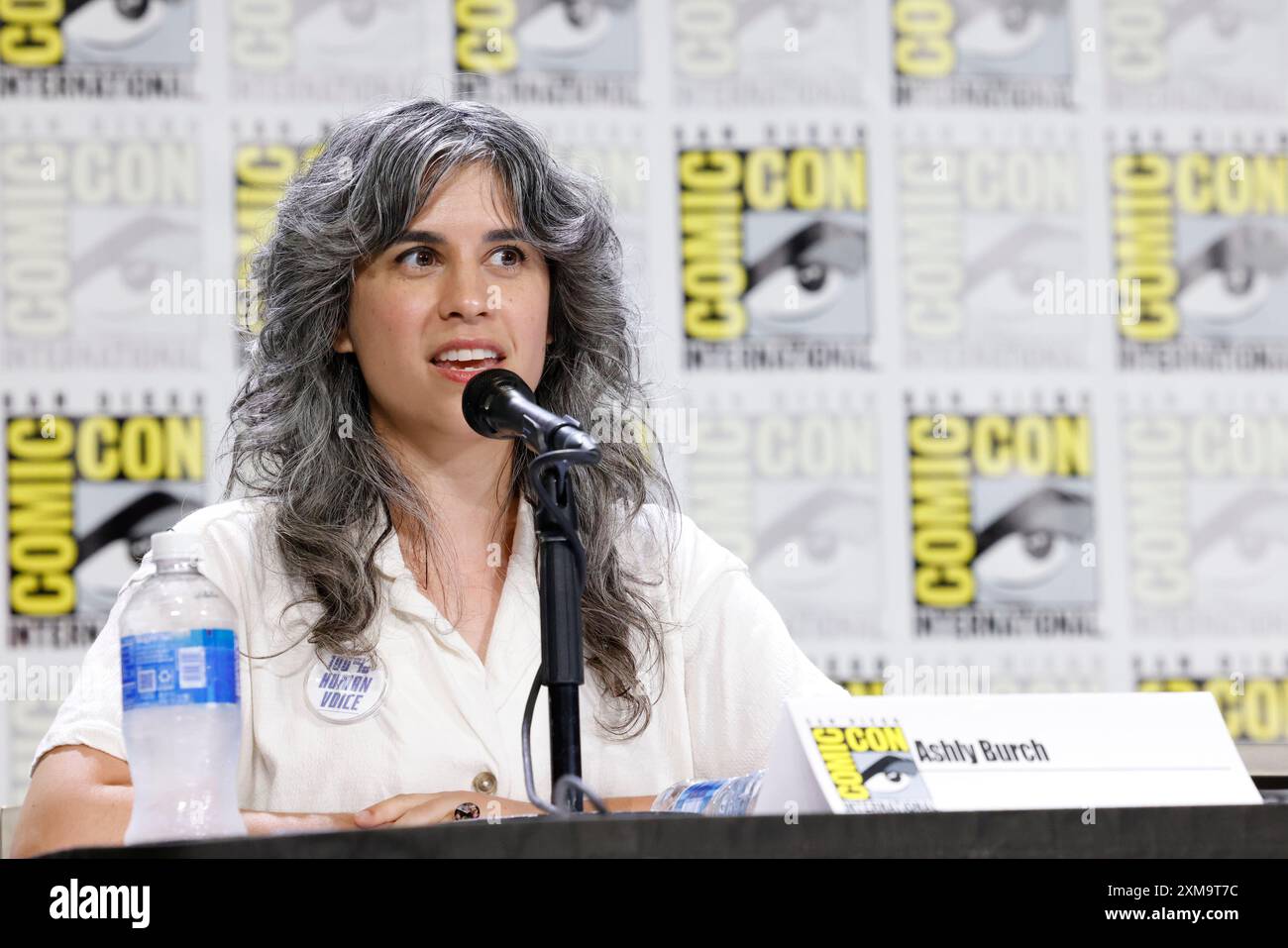 Ashly Burch attends a panel for SAG Aftra "Game Actors on Game Actors ...