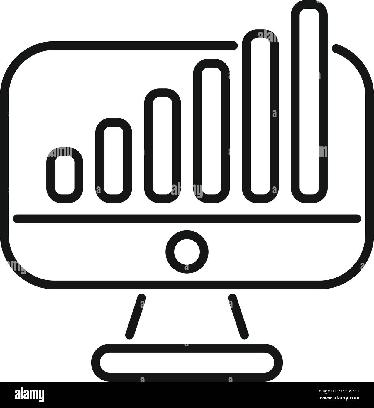 Bar graph showing success Black and White Stock Photos & Images - Alamy
