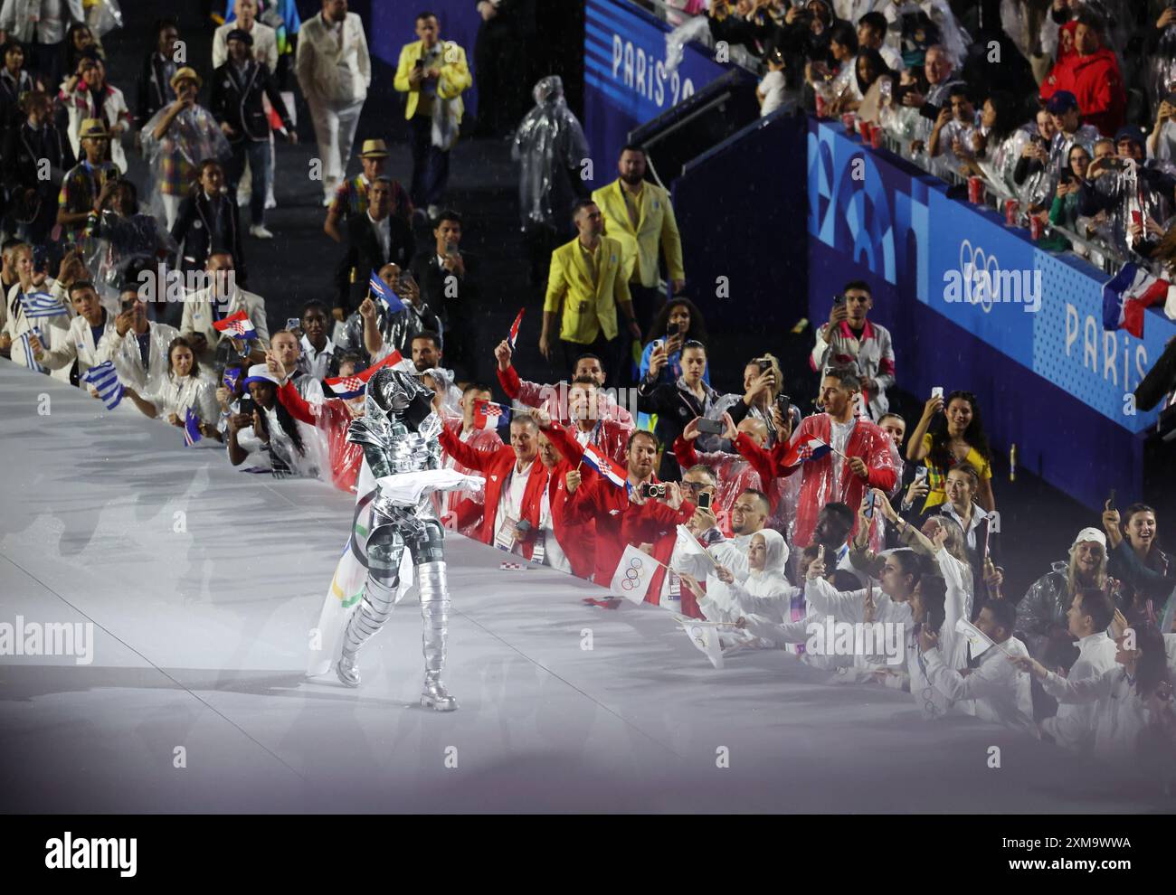 Paris, France. 26th July, 2024. Floriane Issert, a Gendarmerie non ...