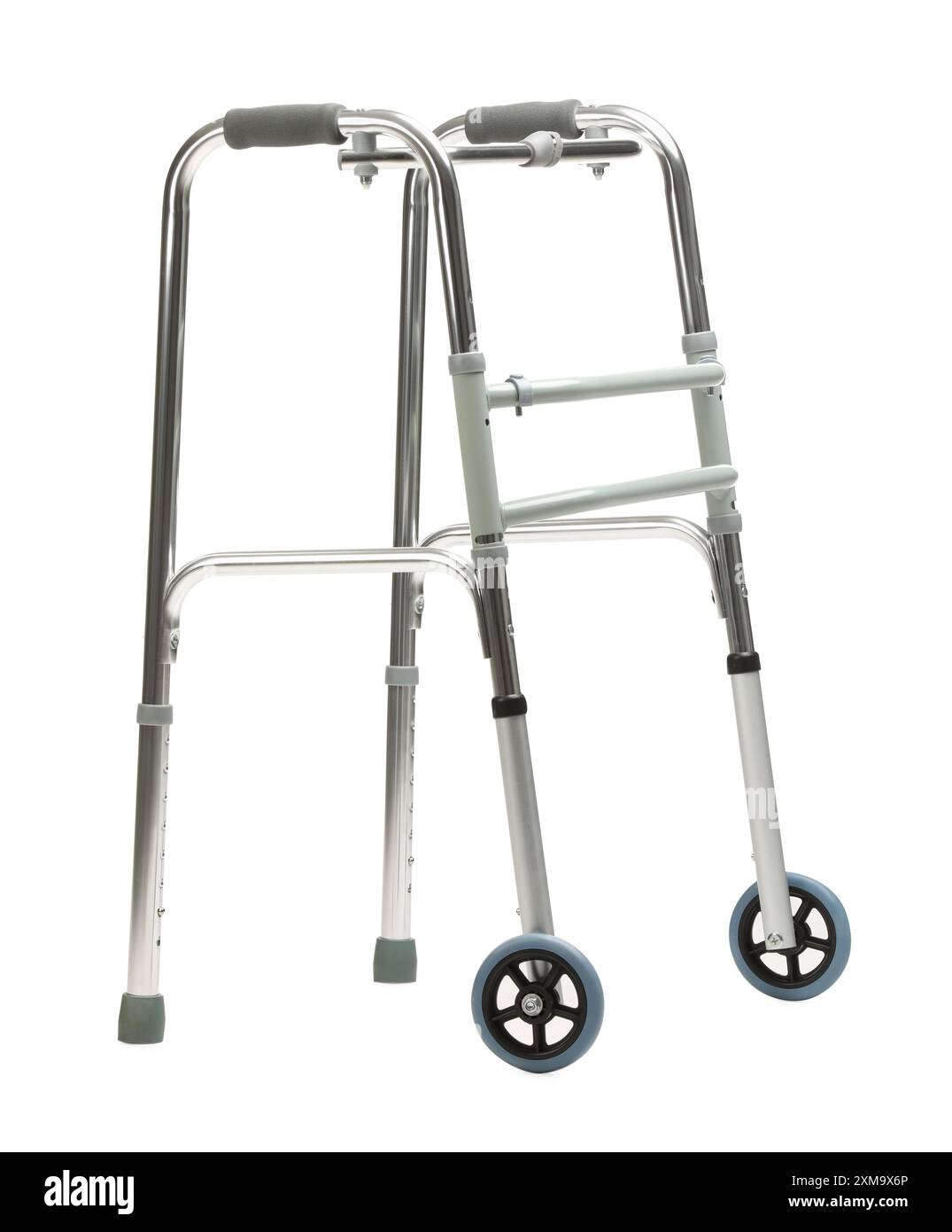 Elderly walking frame hospital Cut Out Stock Images & Pictures - Alamy
