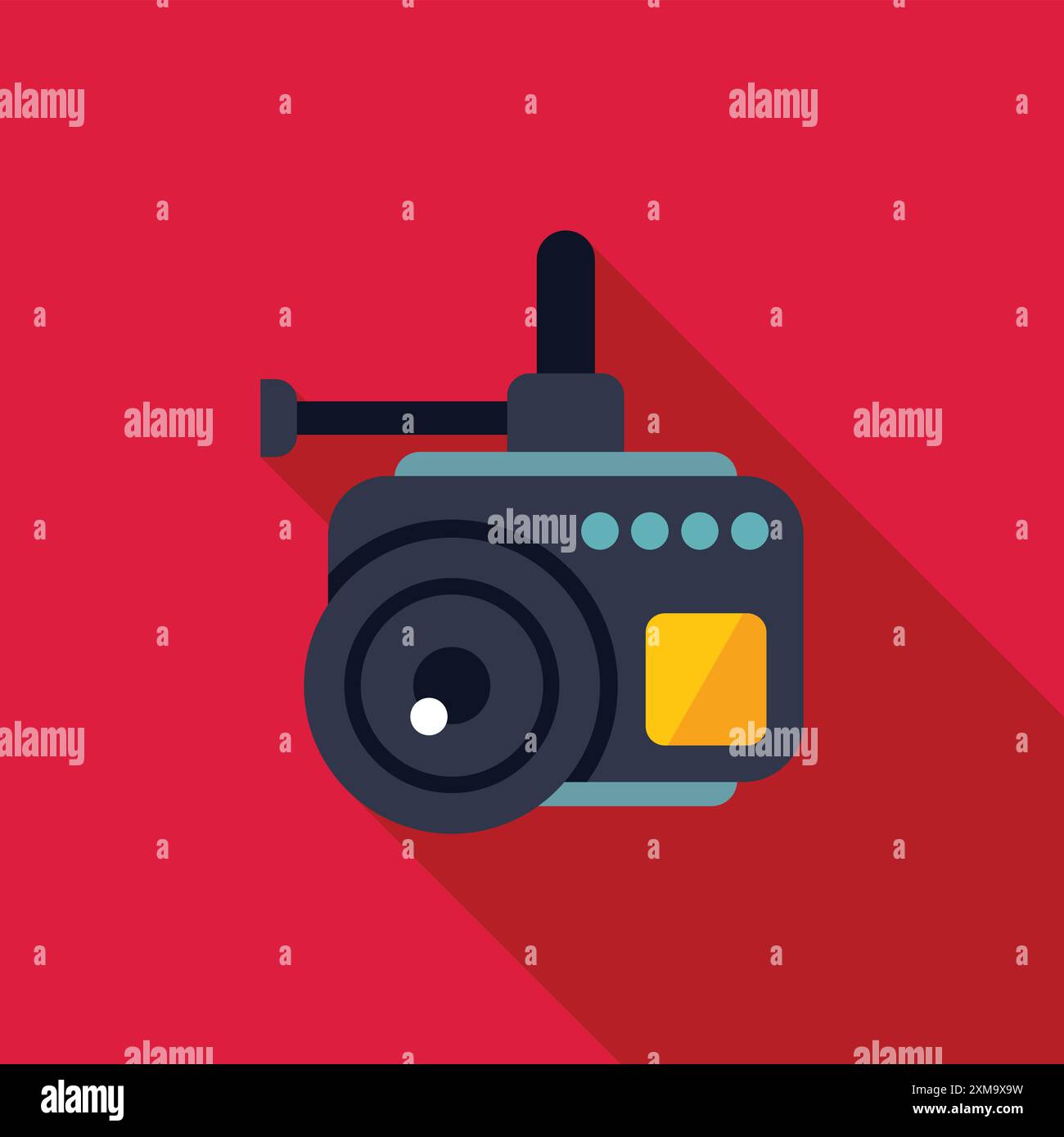 Action camera capturing every moment with its high quality lens and ...