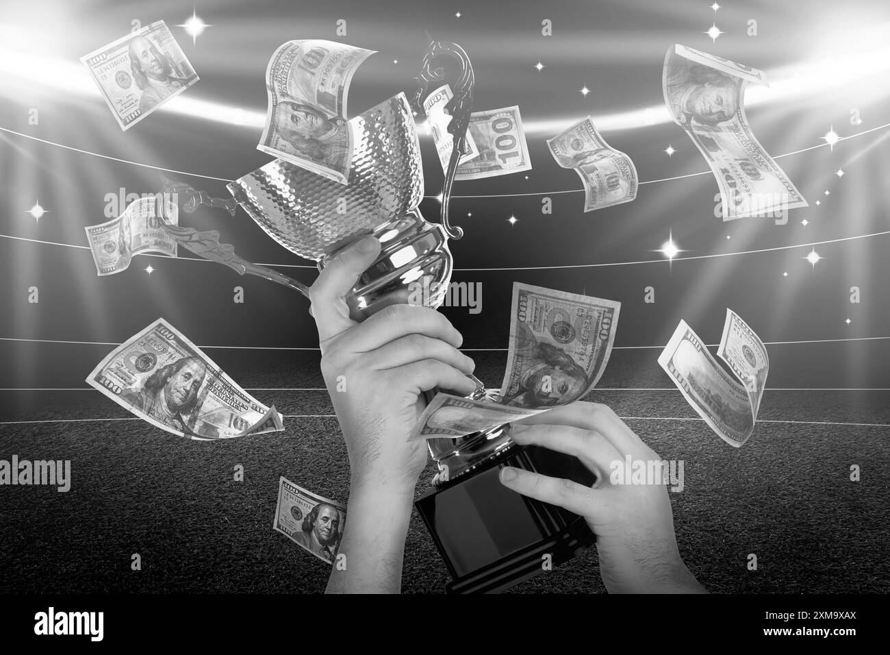 Holding money Black and White Stock Photos & Images - Alamy