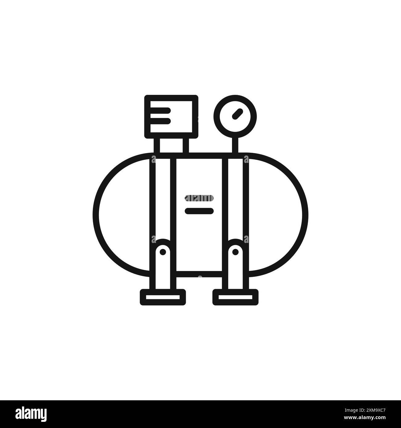 Air conditioning unit compressor Stock Vector Images - Alamy