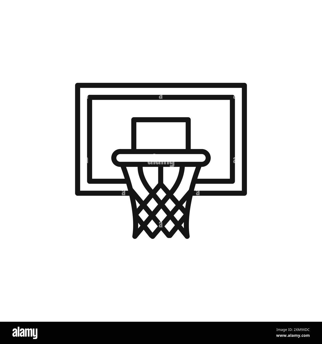 College basketball ball court logo Cut Out Stock Images & Pictures - Alamy