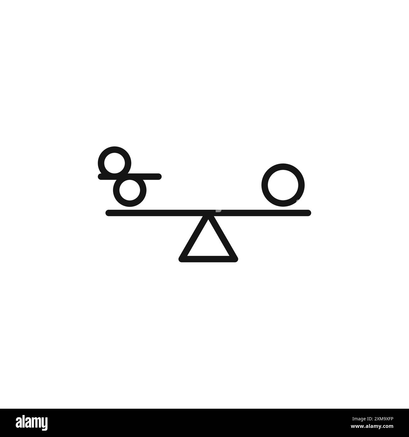 balancing icon outline collection or set in black and white outline ...