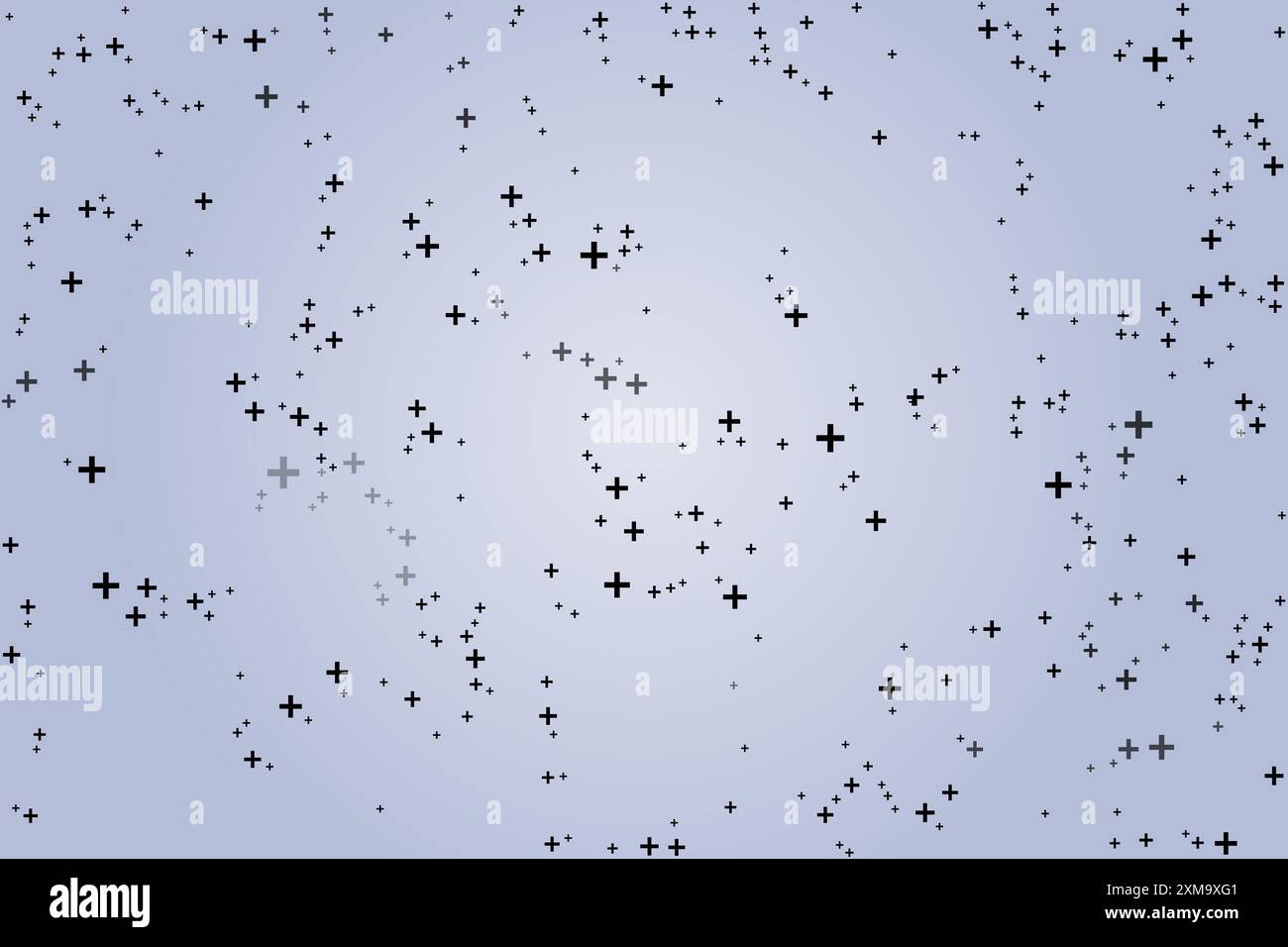 Plus symbols of different sizes and opacity seamless background pattern ...