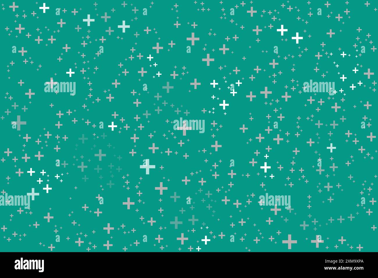 Plus symbols of different sizes and opacity seamless background pattern ...