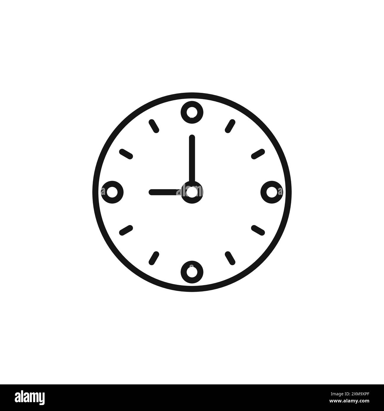 Stopwatch timer outline shape Black and White Stock Photos & Images - Alamy