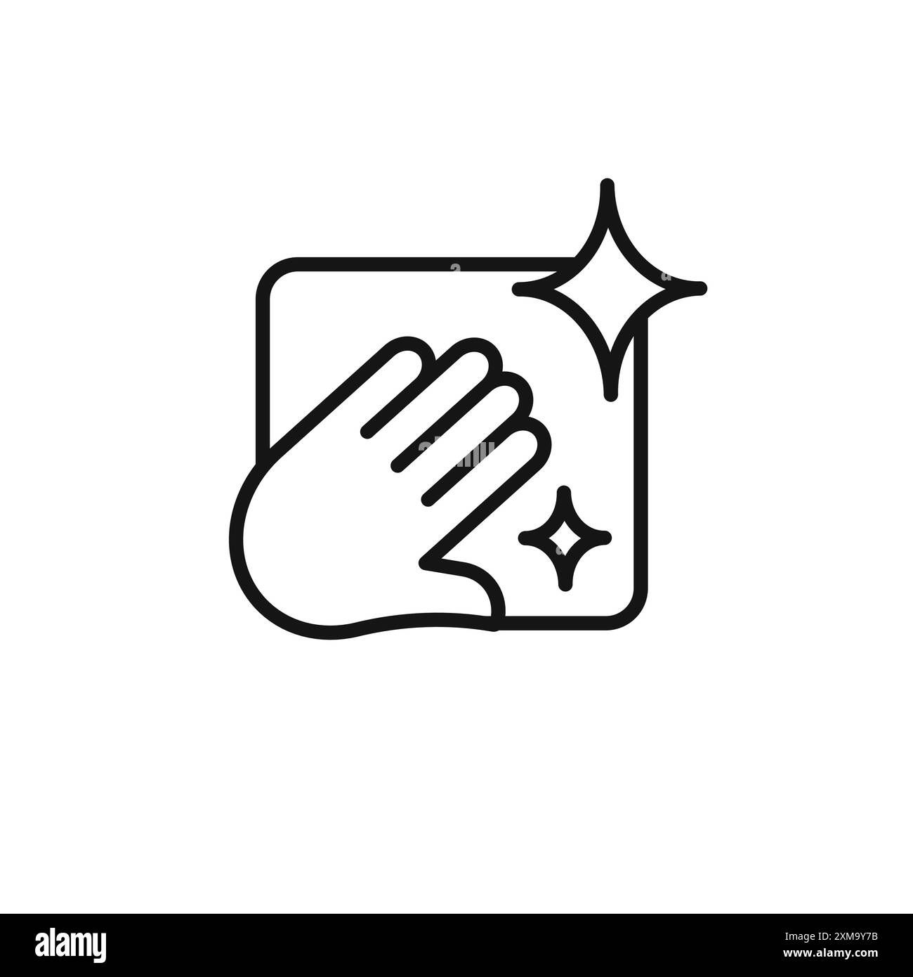 clean surface icon outline collection or set in black and white outline ...