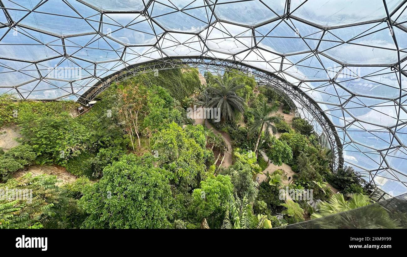 Interior view eden project hi-res stock photography and images - Alamy