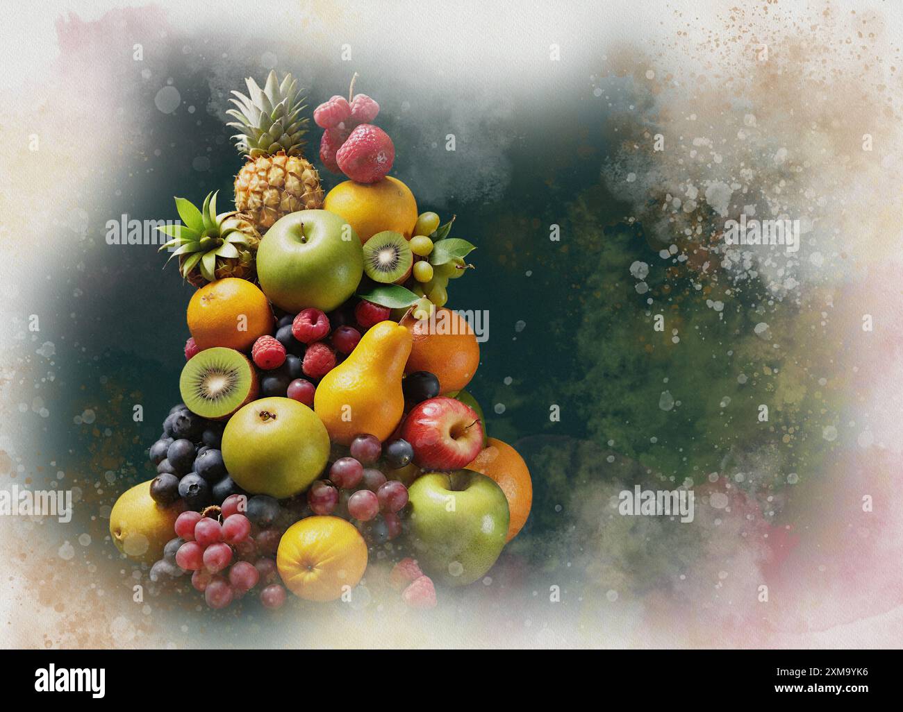 Illustration of fruits hi-res stock photography and images - Alamy