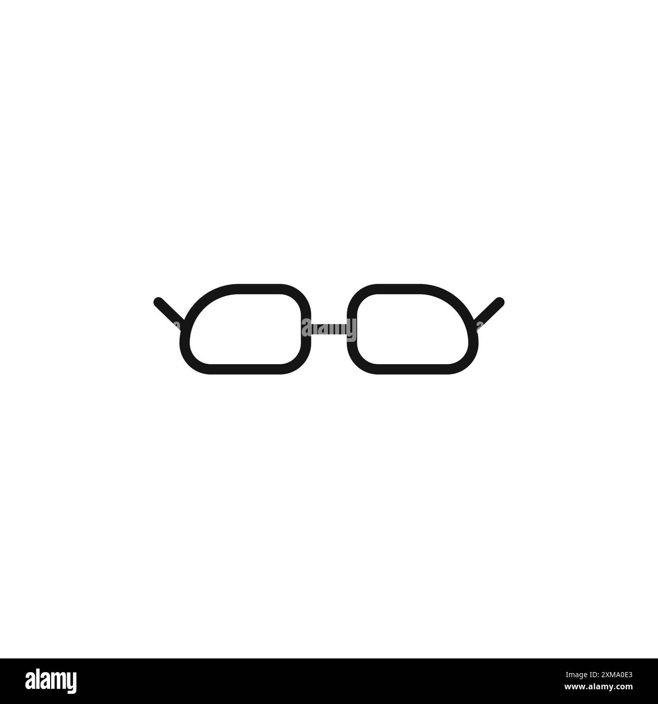 Glasses Icon Outline Collection Or Set In Black And White Outline Stock Vector Image And Art Alamy