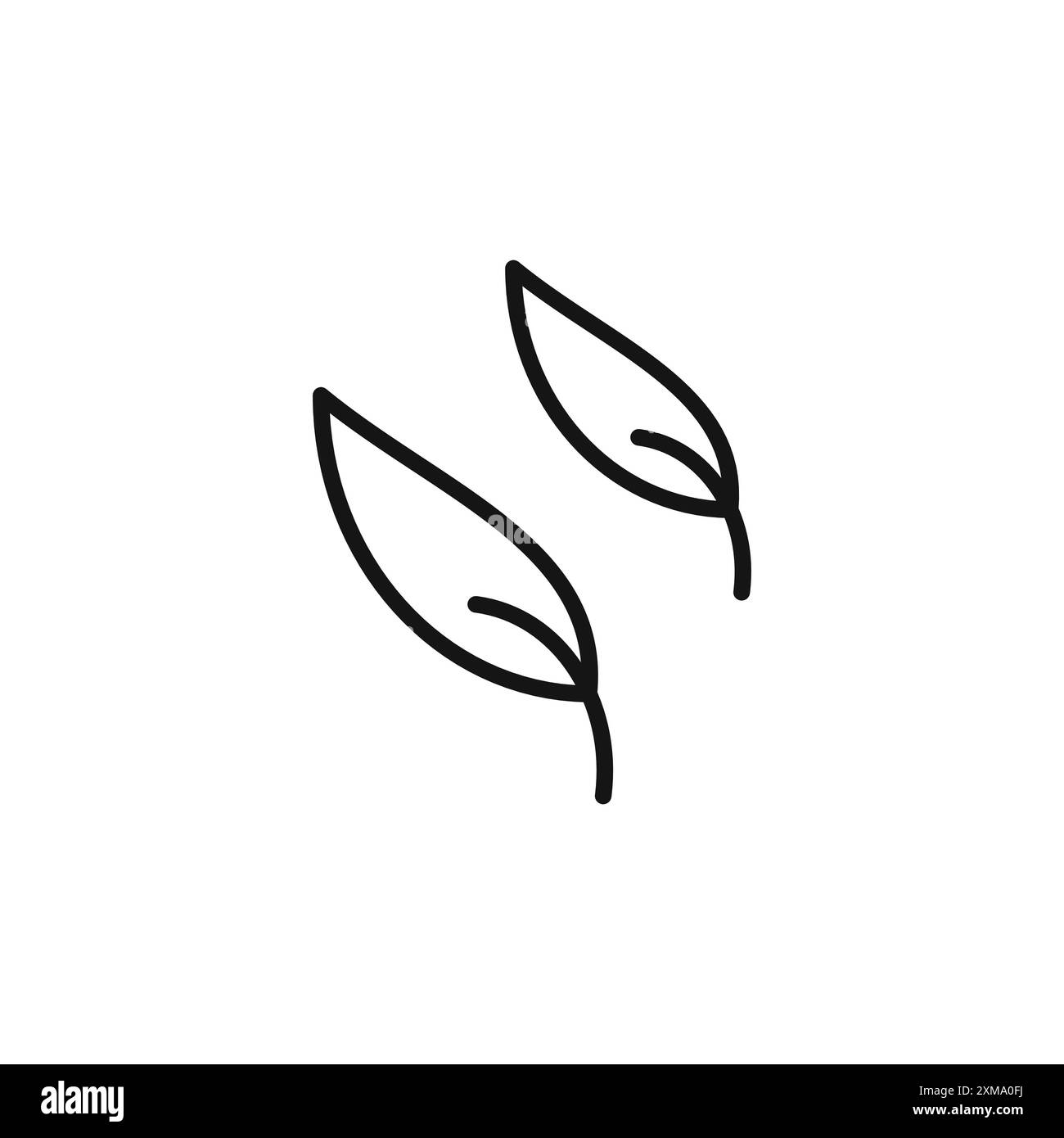 falcate icon outline collection or set in black and white outline Stock ...