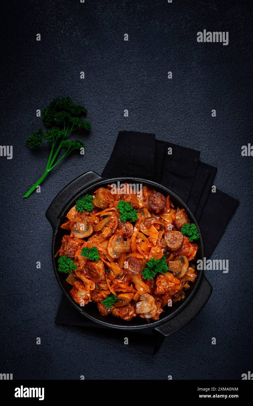 Bigos, bigus is a national Polish dish, made of cabbage and meat ...