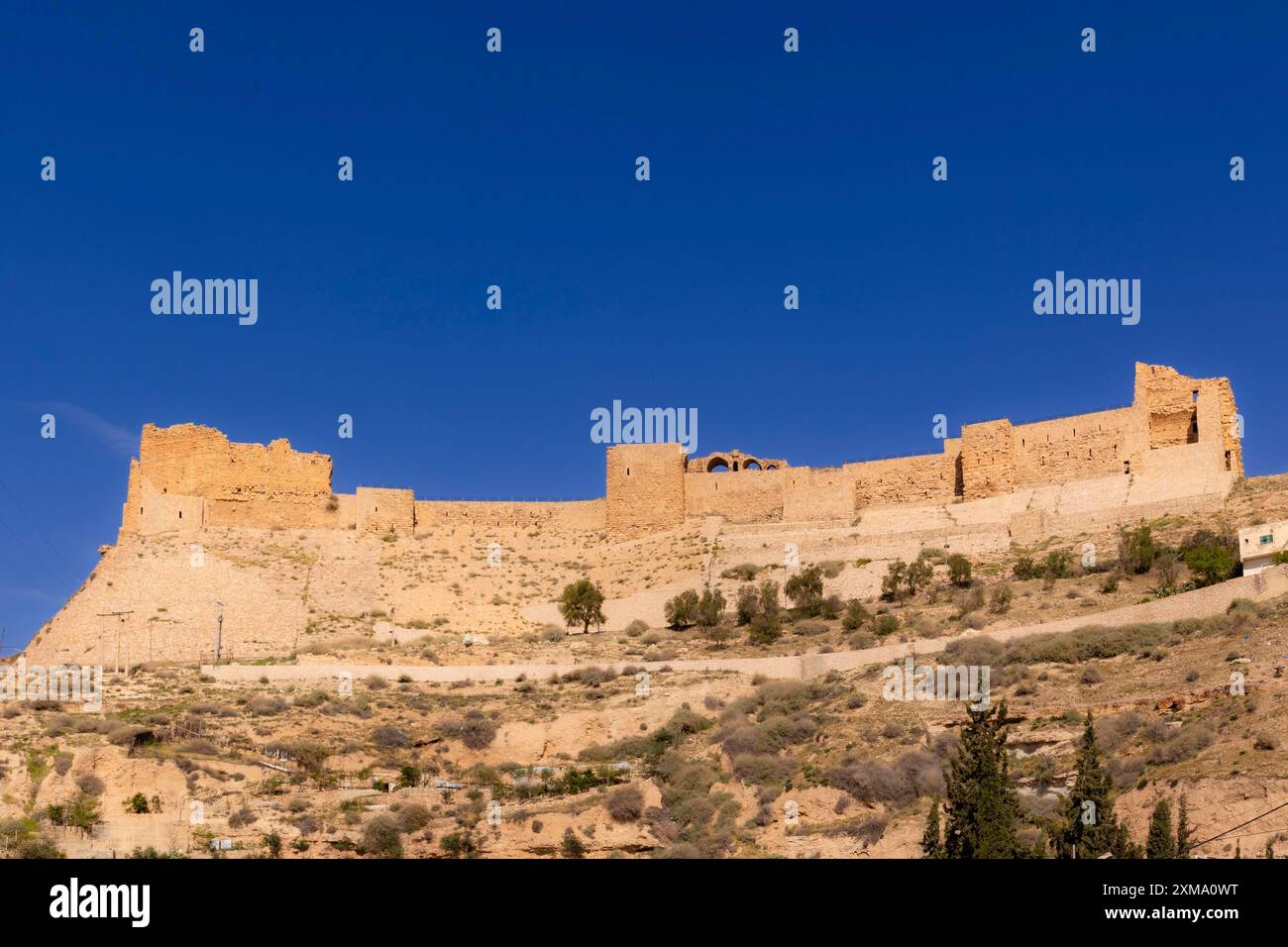 Kerak Castle or Al-Karak Castle, Jordan Stock Photo - Alamy