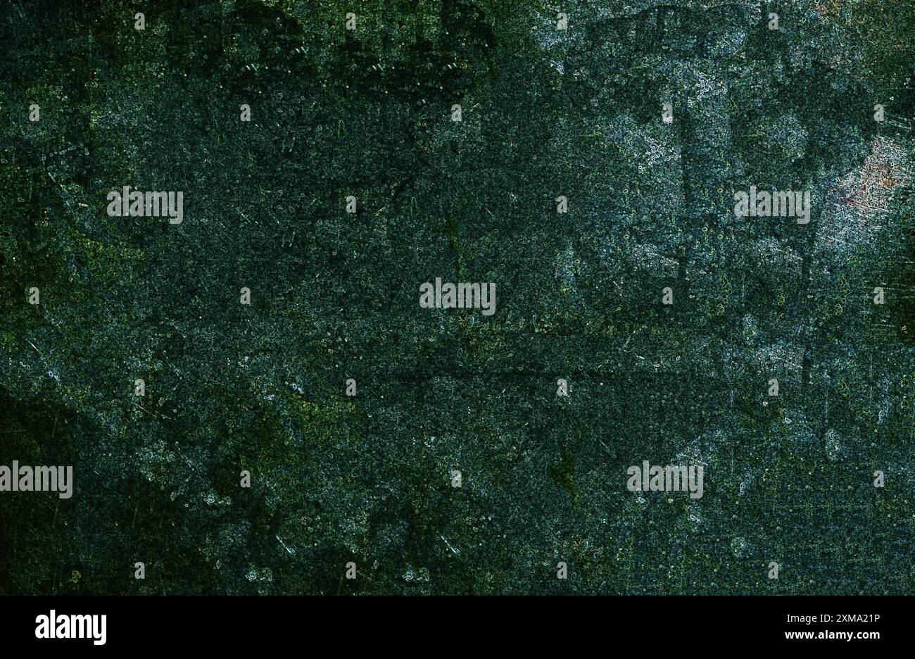 Abstract textured artwork with dark green hues and rough patterns Stock ...