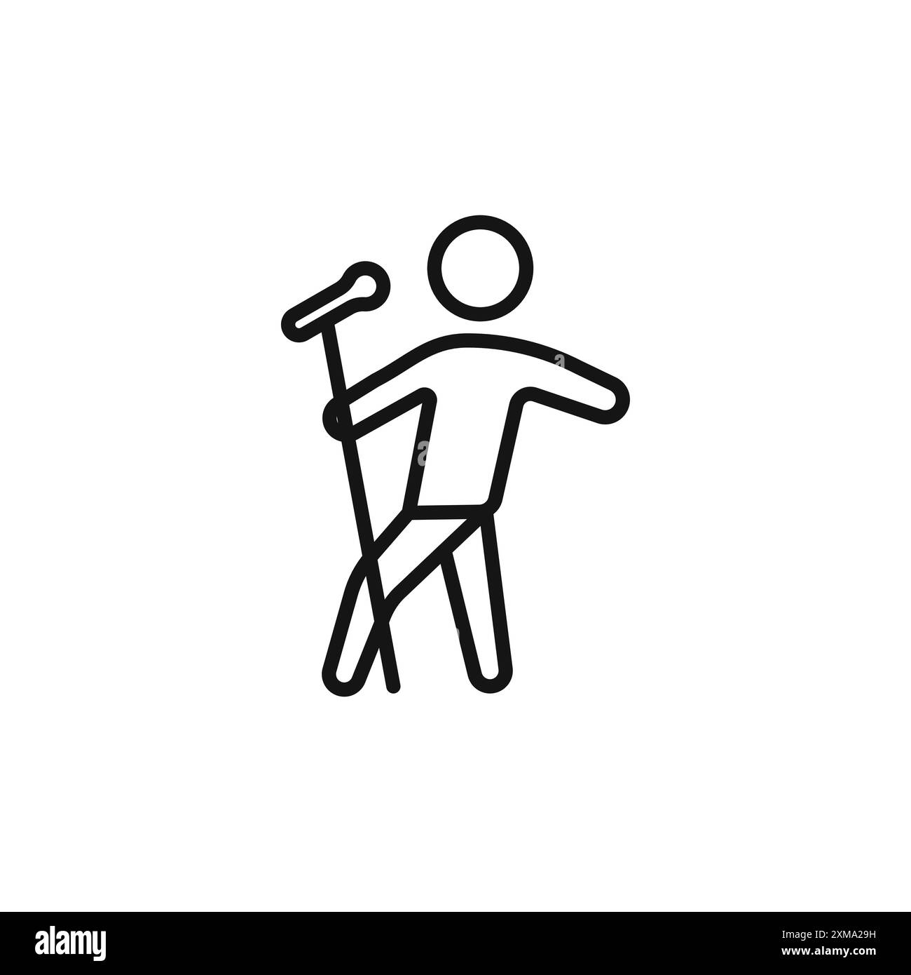 Illustration woman singing microphone Black and White Stock Photos ...