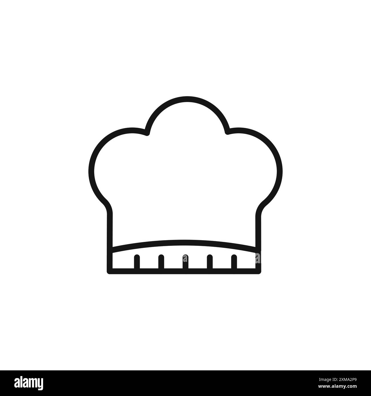 toque icon outline collection or set in black and white outline Stock ...