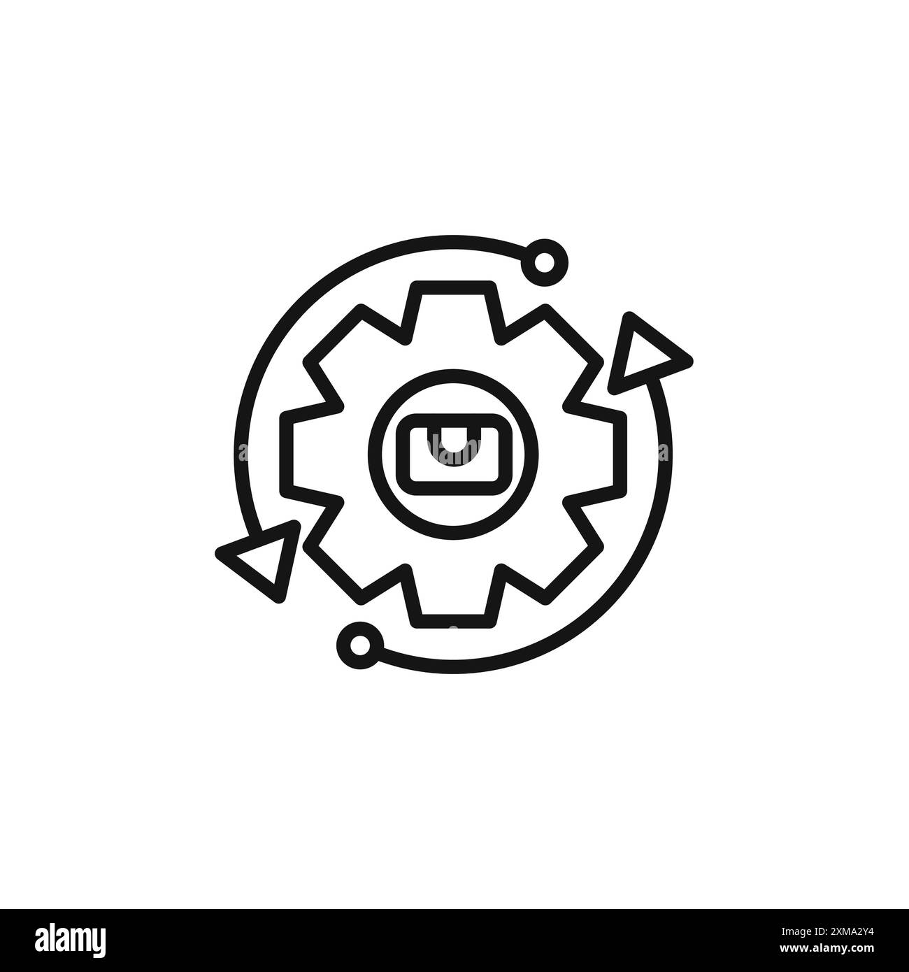 Global supply chain illustration Cut Out Stock Images & Pictures - Alamy