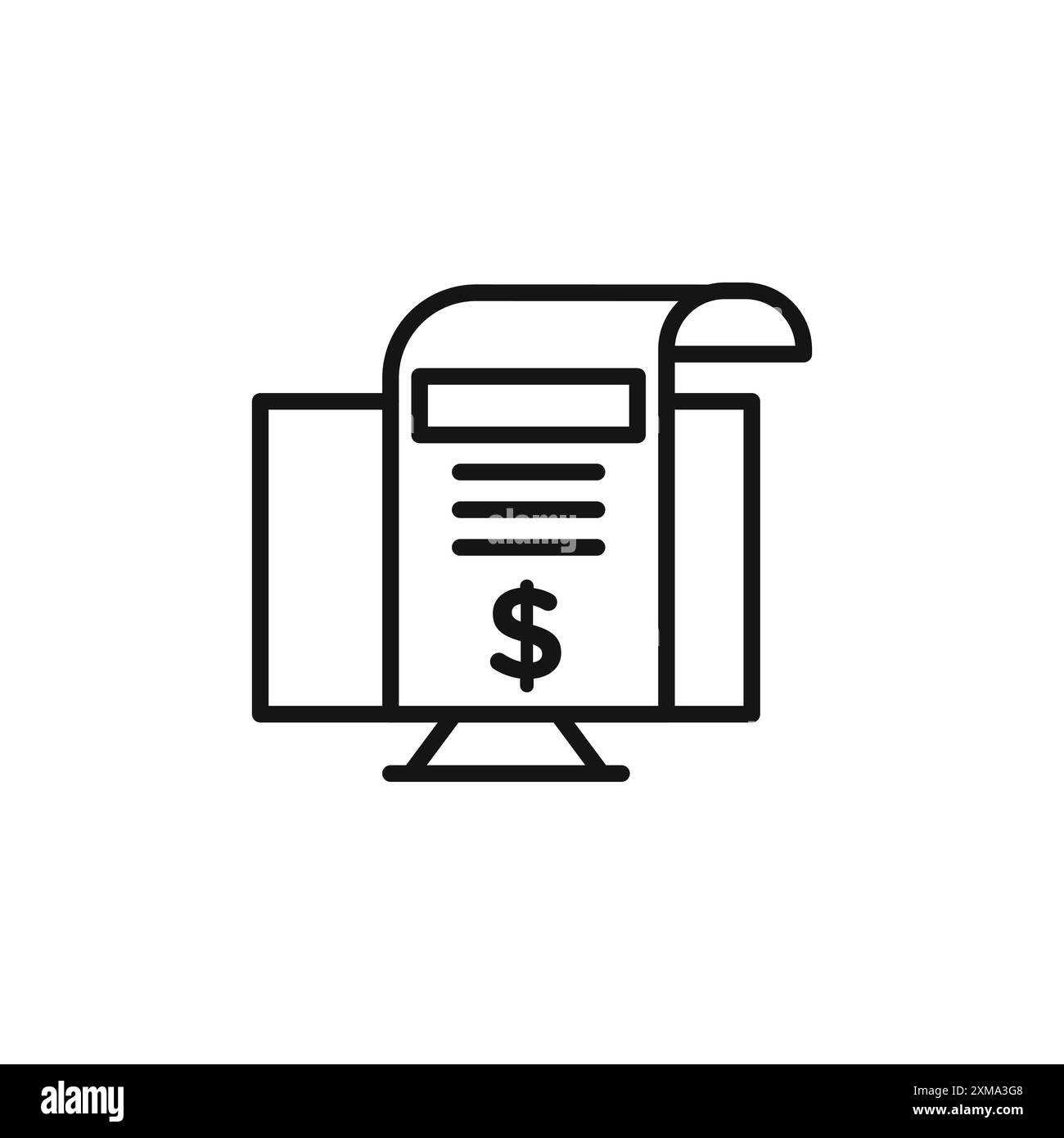 Subscription Model icon outline collection or set in black and white ... Subscription Model icon outline collection or set in black and white ...