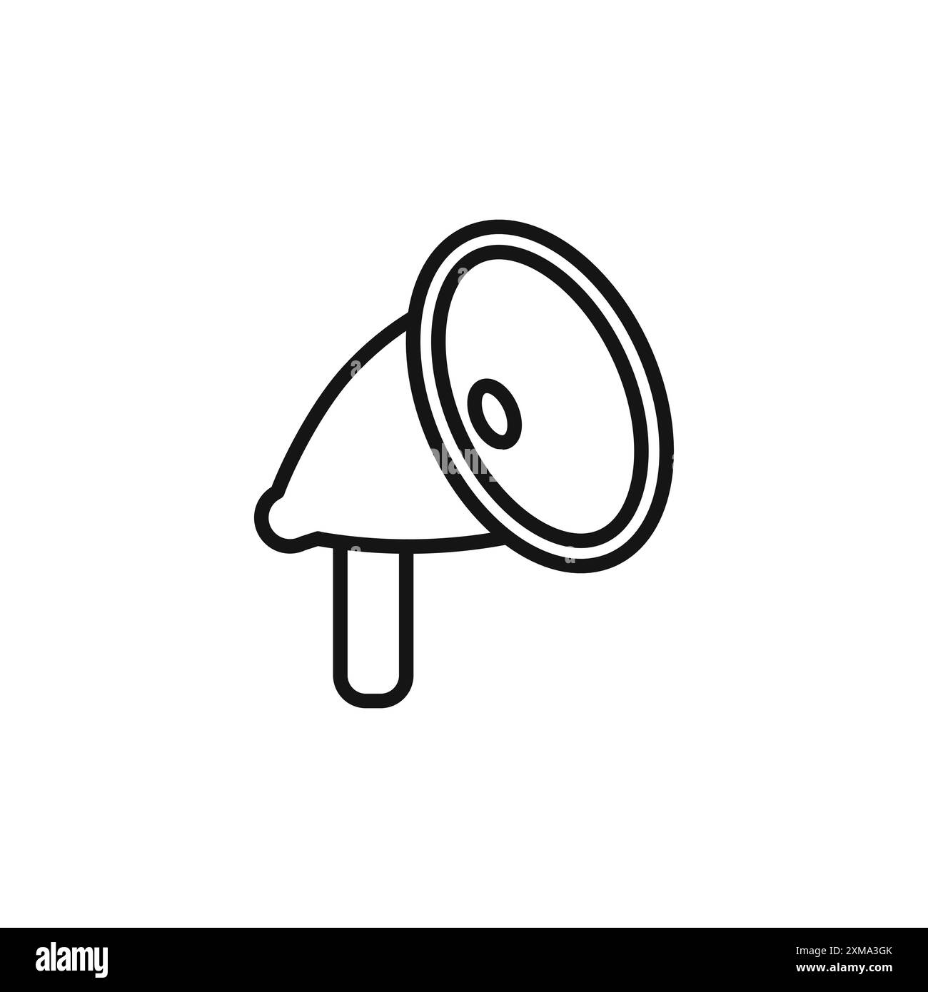 Speaker icon outline collection or set in black and white outline Stock ...