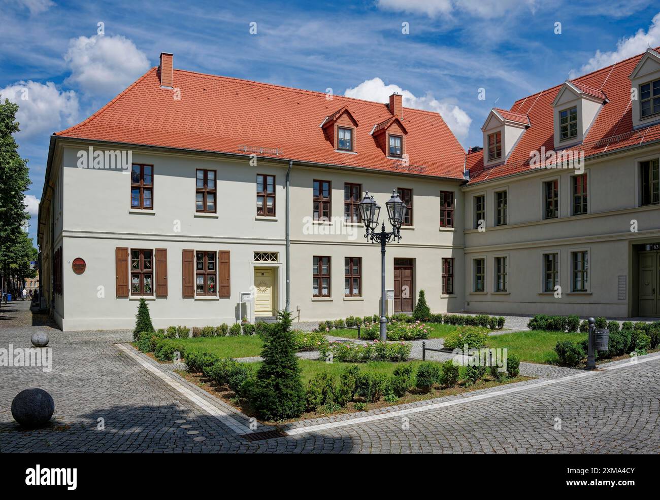 Architectural complex Wallstrasse on Bachplatz, standardised 18th ...