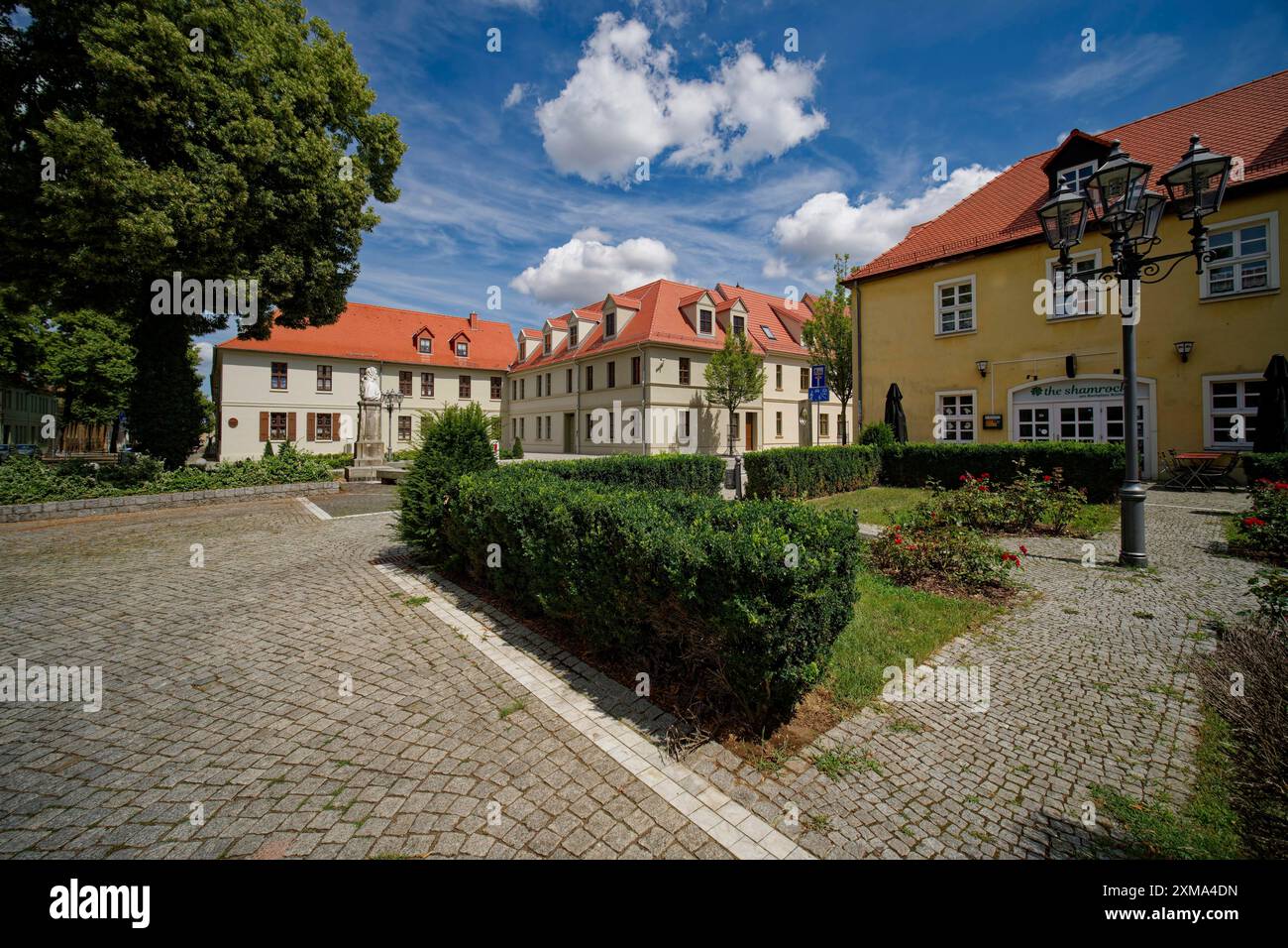 Architectural complex Wallstrasse on Bachplatz, standardised 18th ...