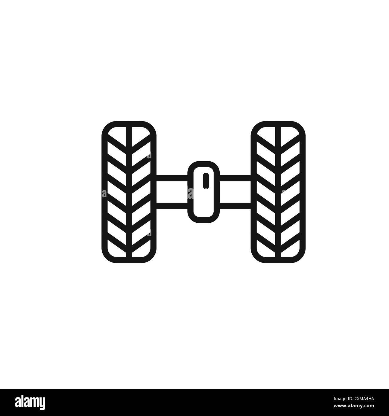 Front wheel alignment Stock Vector Images - Alamy