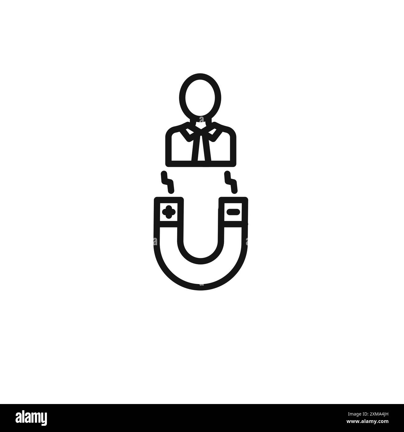 User Engagement icon outline collection or set in black and white ...