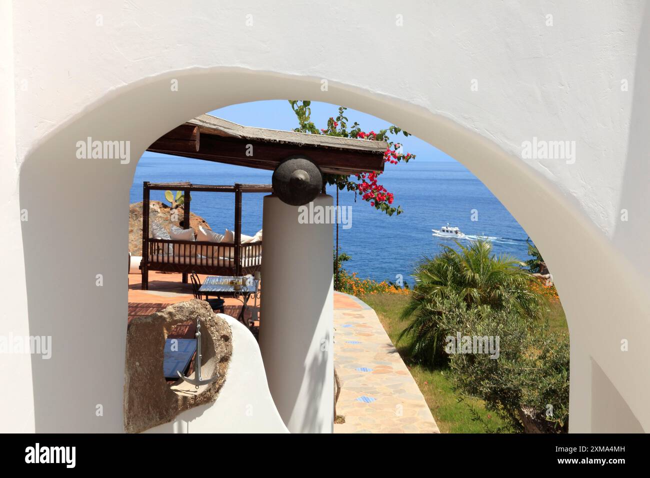 Island of Panarea in the Aeolian archipelago, Sicily, Italy Stock Photo ...