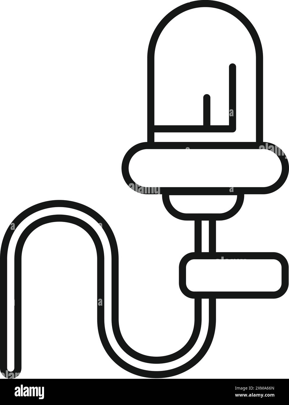 Medicine Dropper Drawing With Label
