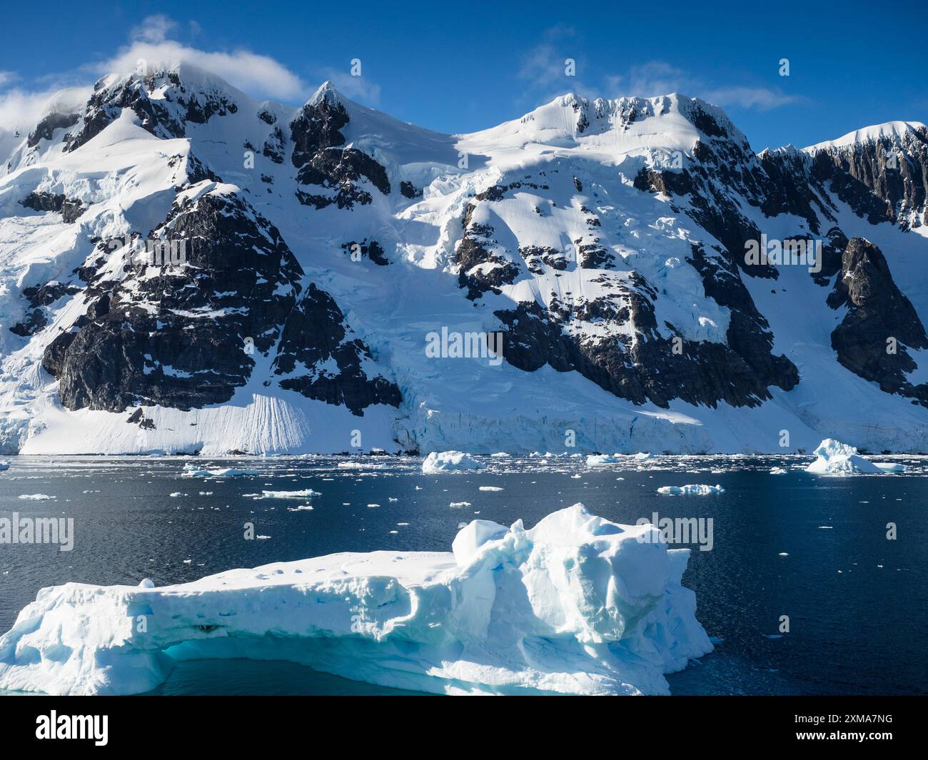ice berg in the Lemaire Channel between Graham Land and Booth Island ...