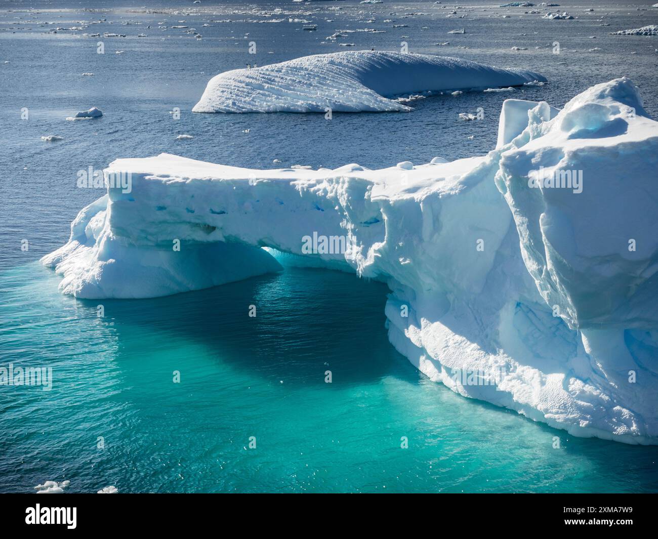 ice berg in the Lemaire Channel between Graham Land and Booth Island ...