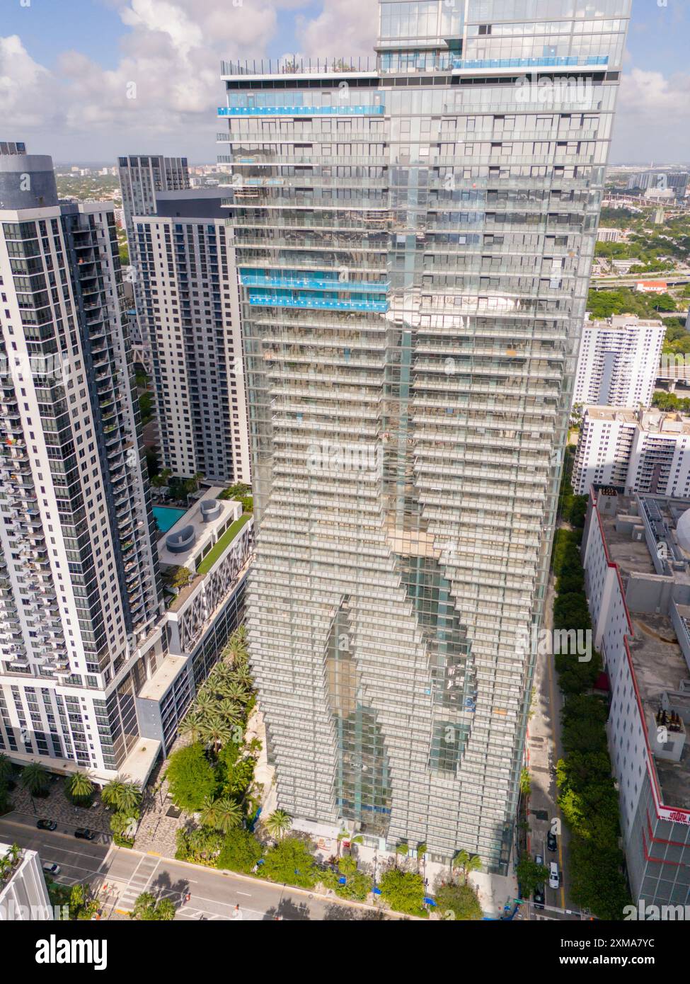 Miami world tower hi-res stock photography and images - Alamy