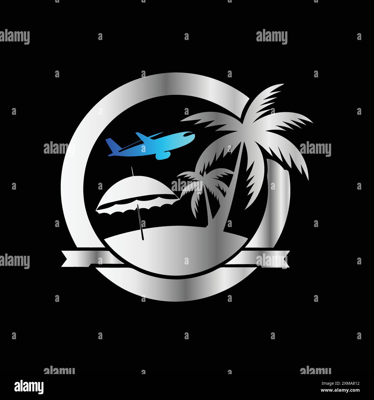 Creative airplane icon hi-res stock photography and images - Alamy
