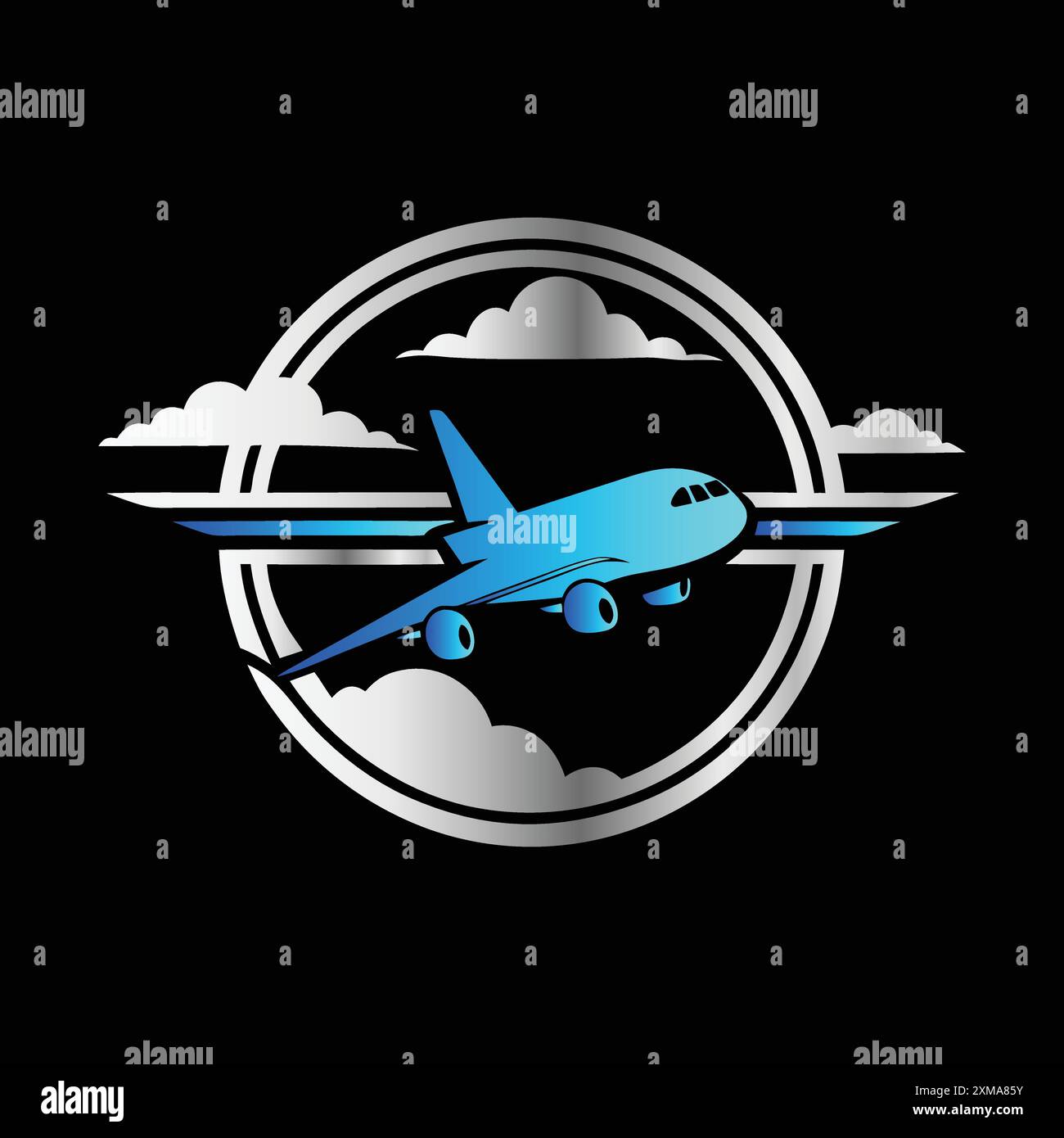 Creative airplane icon hi-res stock photography and images - Alamy