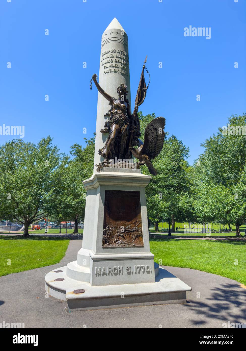 Boston Massacre Crispus Attucks Memorial. Photo taken 2024 Stock Photo ...
