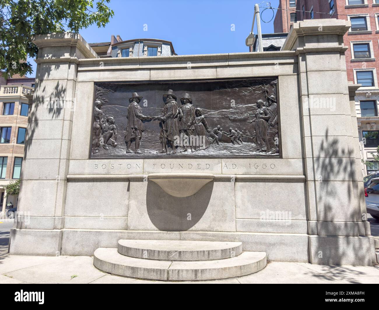 Boston Foundation Monument. Photo circa 2024 Stock Photo - Alamy
