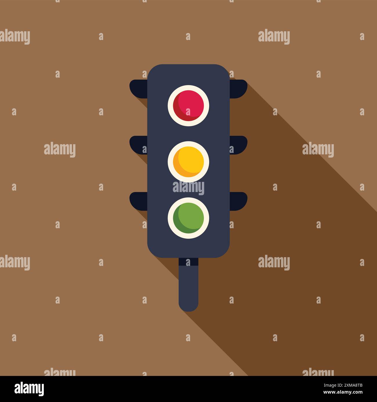 Traffic light is showing the green light, giving permission to proceed ...