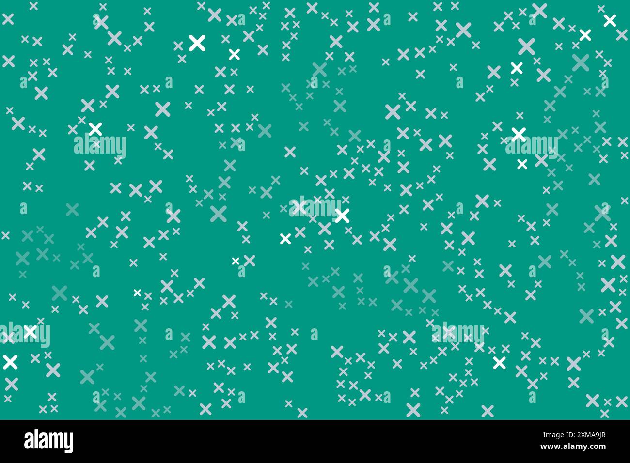 Cross symbols of different sizes and opacity seamless background ...