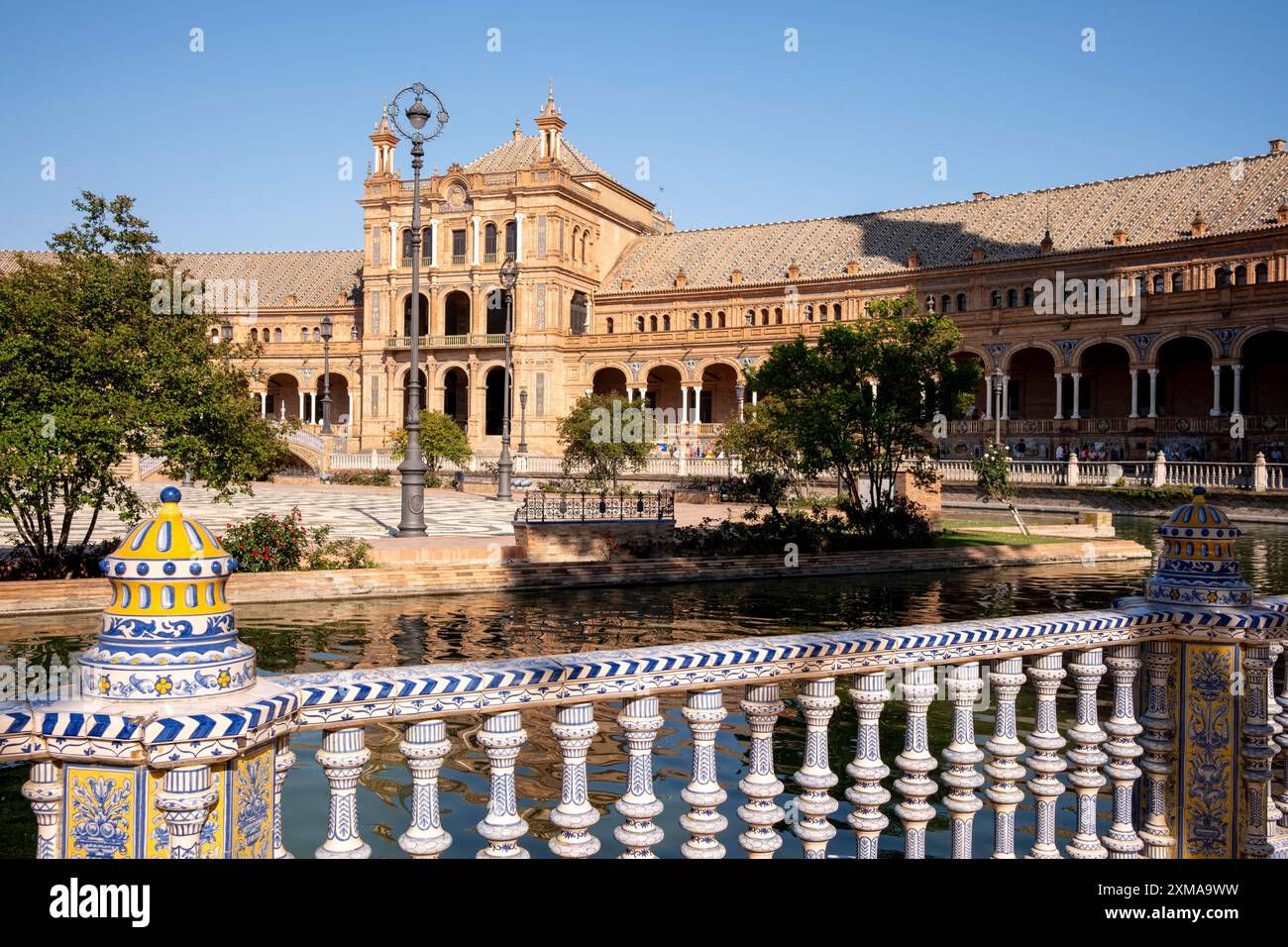 Plaza de Espana in Seville, one of the most visited tourist places in ...