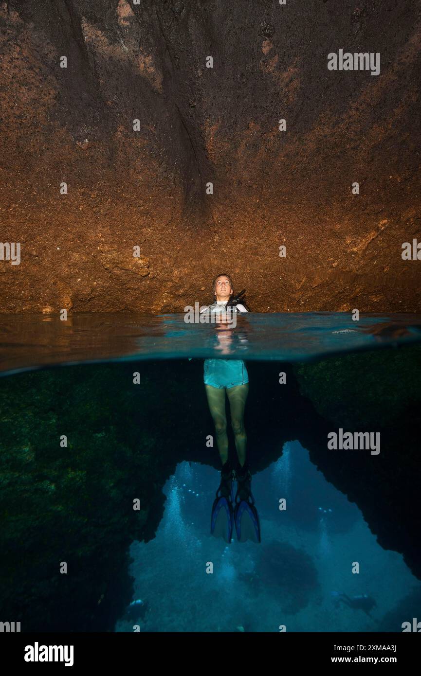 Half air and half water photo hi-res stock photography and images - Alamy