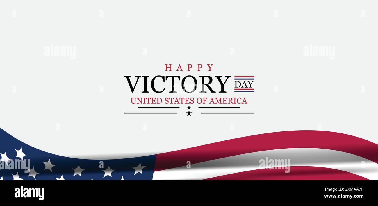 Honoring the Heroes Victory Day in the USA Stock Vector Image & Art - Alamy