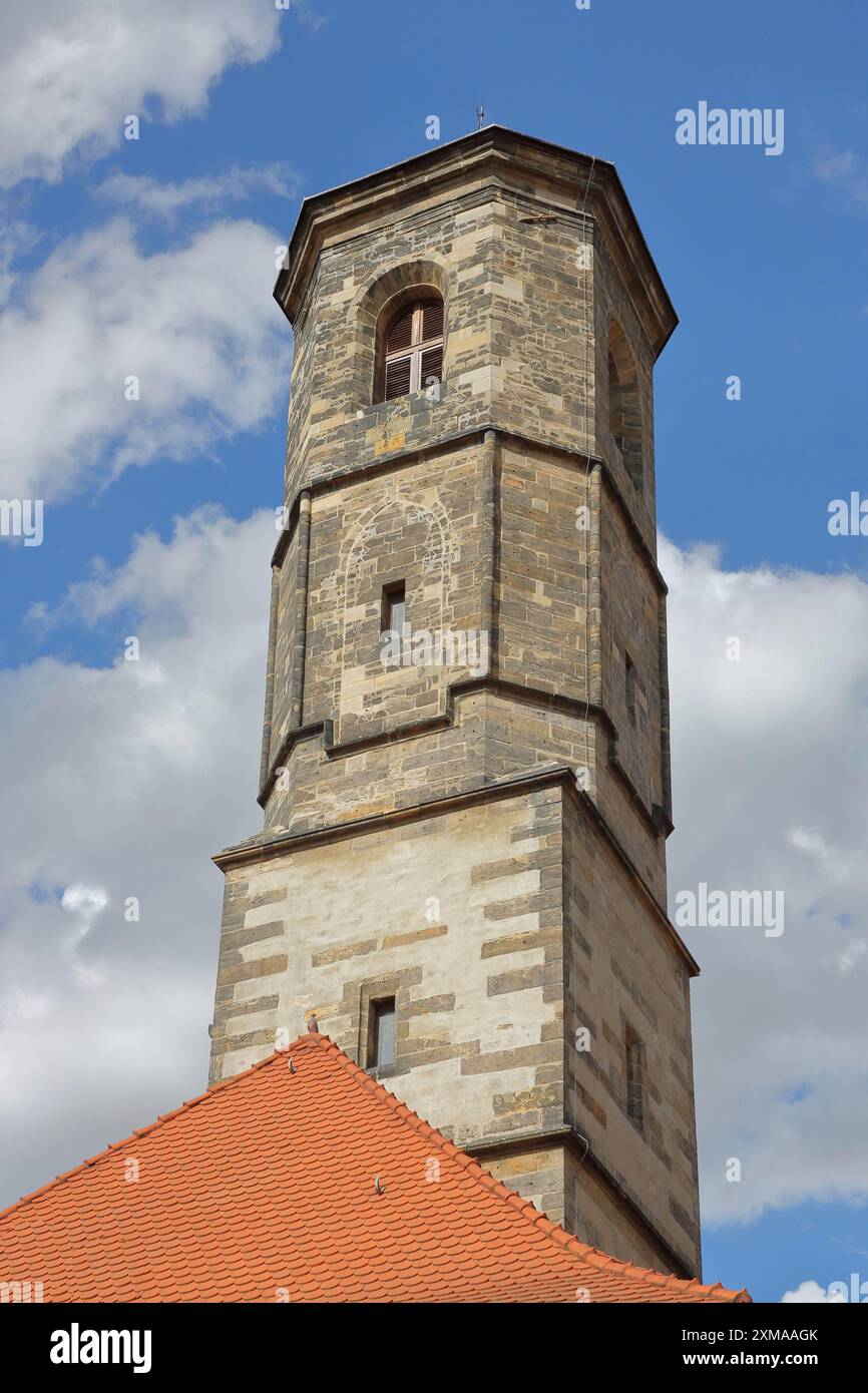 Historic St Paul's Tower, city tower, Erfurt, Thuringia, Germany Stock ...