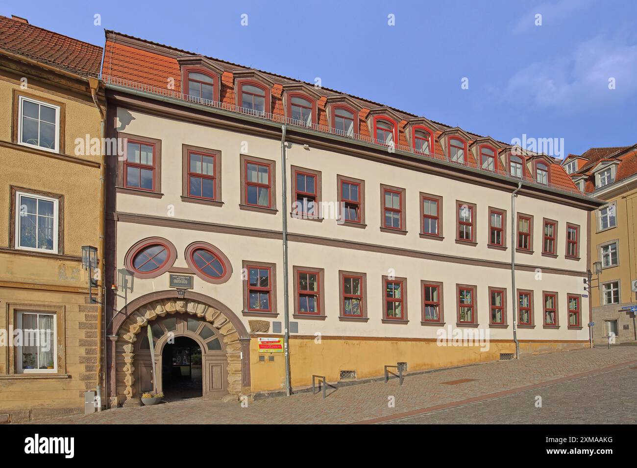 Historical, Lucas Cranach House, Cranach House, Baroque, Main Market, Gotha, Thuringia, Germany ...