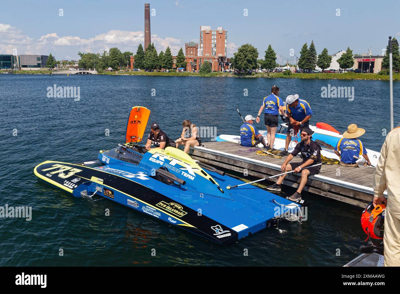 Watersport, hydroplane racing, race boat, Valleyfield, Province of ...