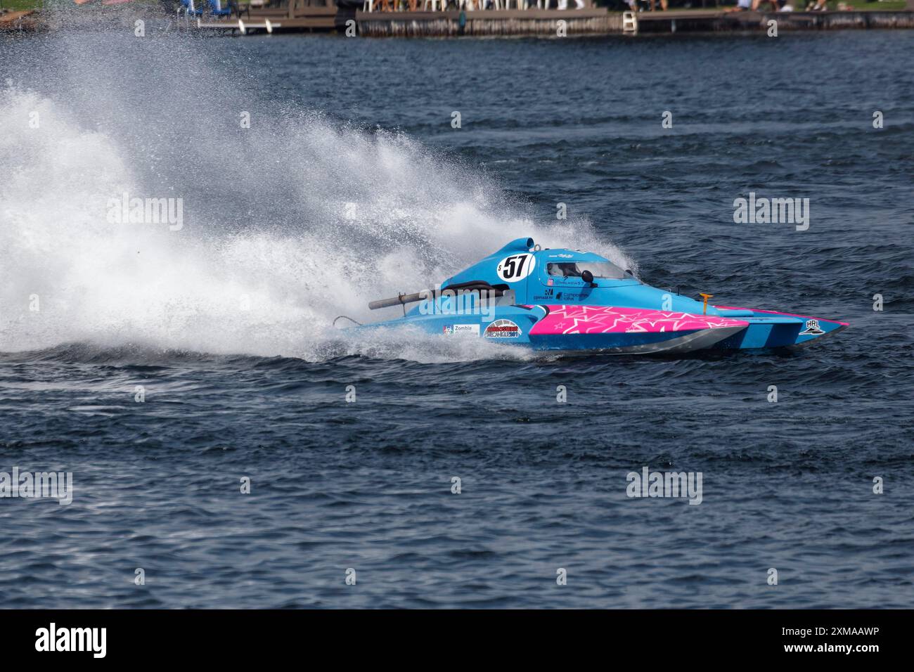 Watersport, hydroplane racing, race boat, Valleyfield, Province of ...