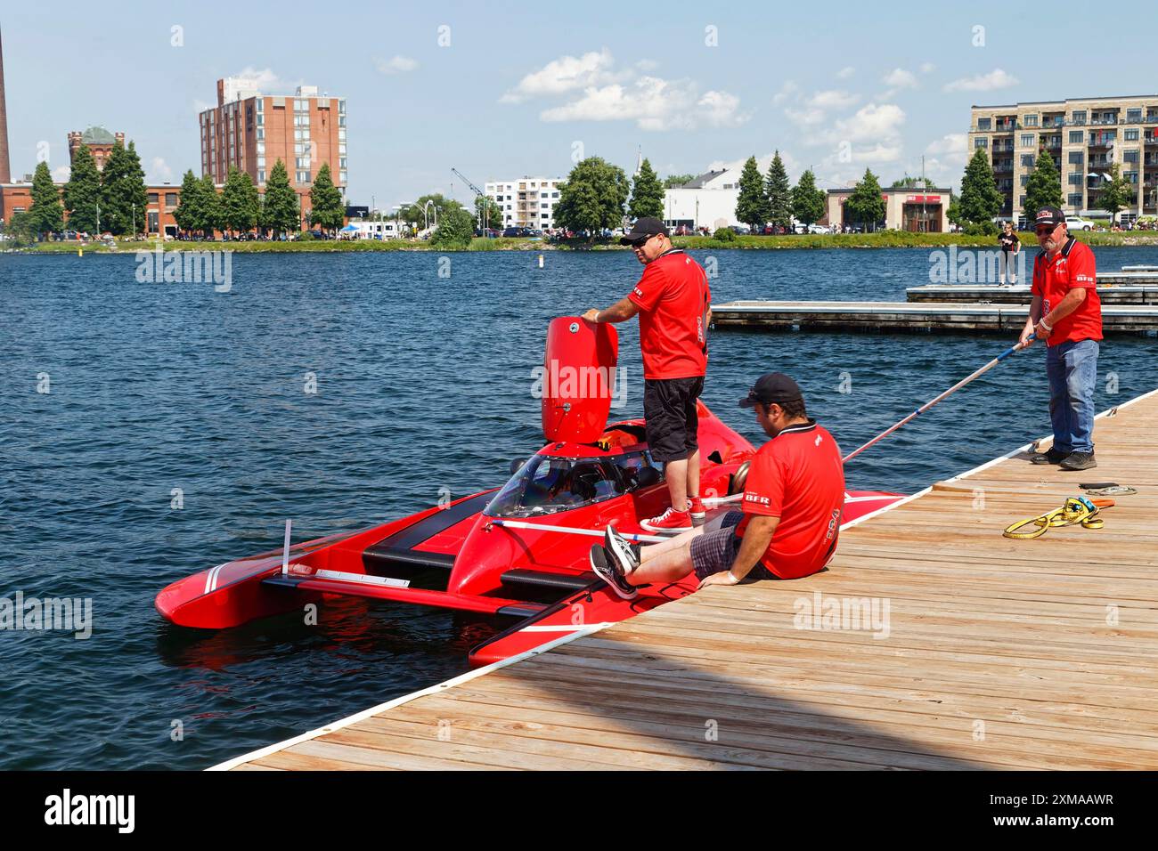Watersport, hydroplane racing, race boat, Valleyfield, Province of ...
