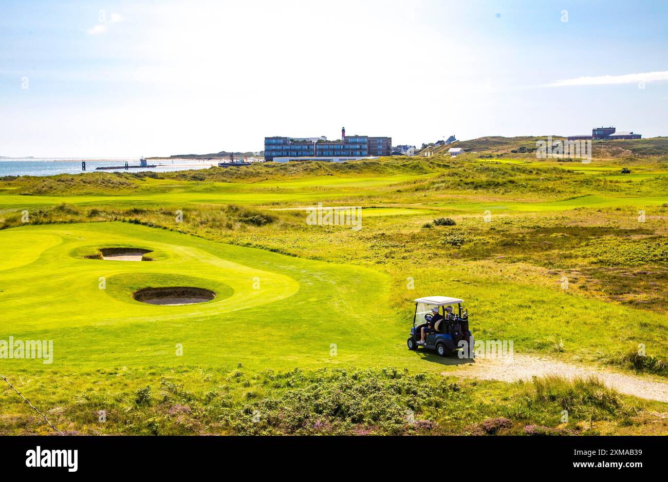 Golf course and Hotel Budersand, Hoernum, Sylt Stock Photo - Alamy