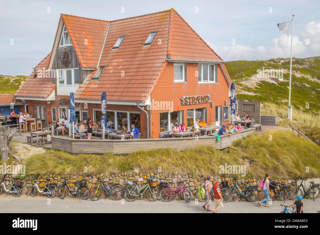 Straend dune restaurant, Hoernum, Sylt Stock Photo - Alamy